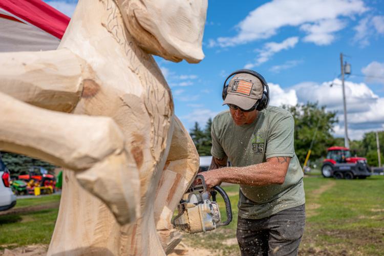 PHOTOS: Chainsaw artists get carving at newly remodeled Burrville Power ...