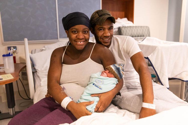 Military couple welcomes Jefferson County’s first baby of the new year ...
