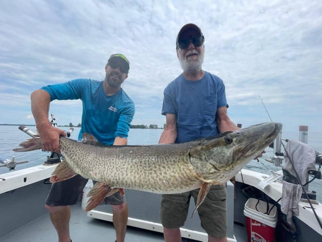 Captain, mates haul in 60-inch muskie near Henderson Harbor | Arts and ...