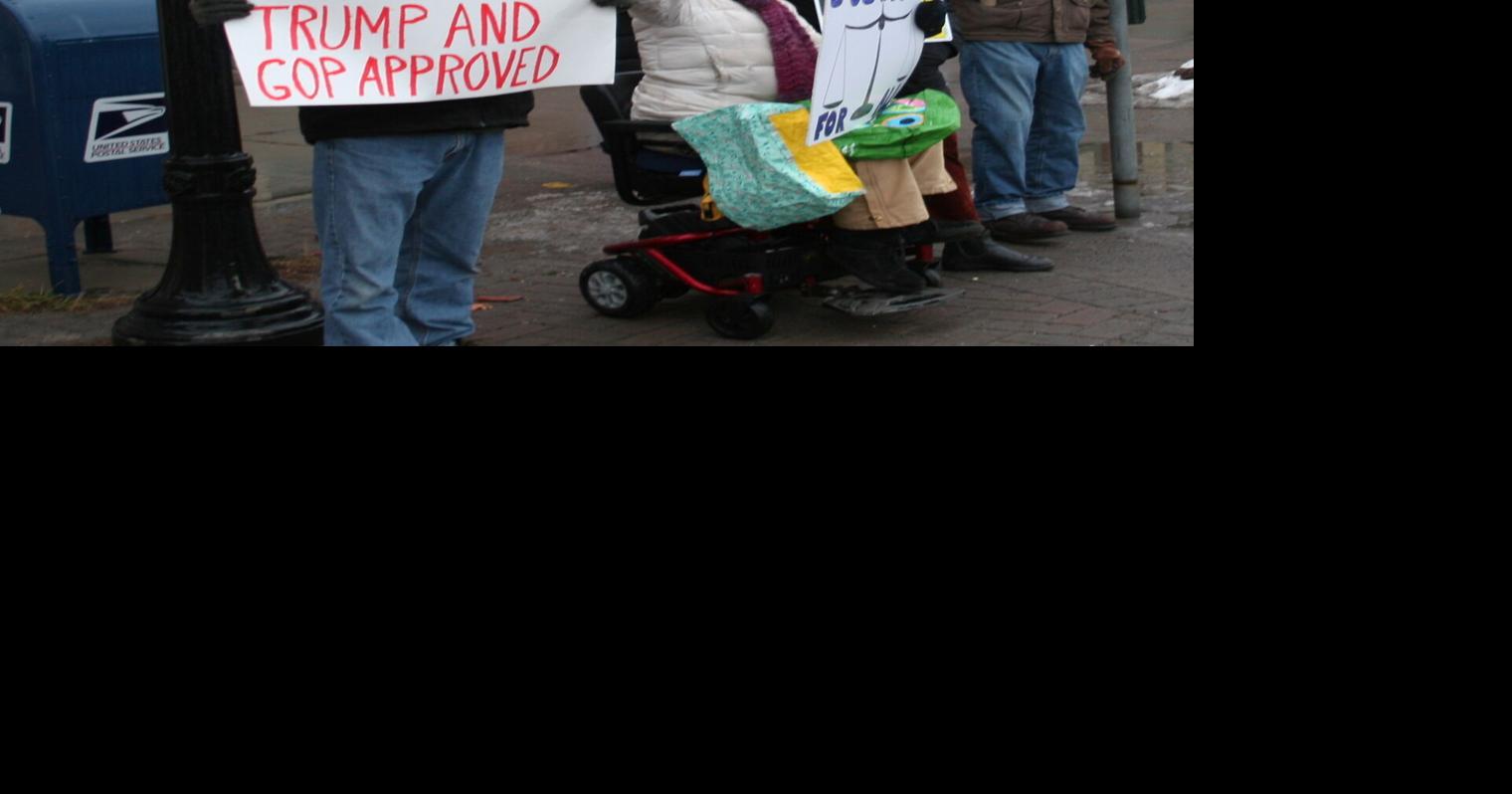 Weekly demonstration in Canton swells to nearly 80 in protest of ICE ...