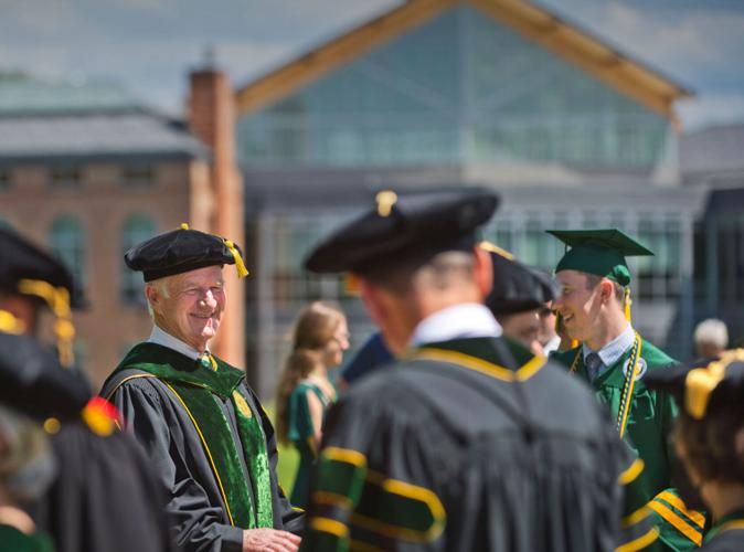 Class of 2022 honored as Collins officiates final Clarkson University ...