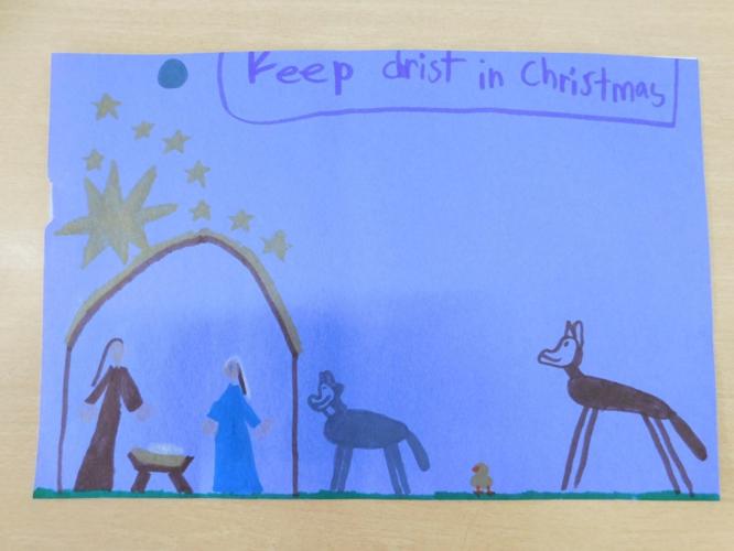 Keeping Christ in Christmas poster contest winners awarded | Jefferson ...