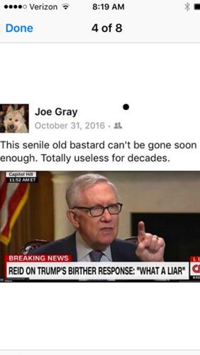 Gray faces backlash over posts | News | nny360.com
