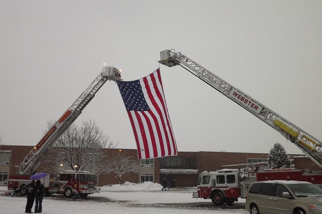 Massena firefighters pay respects to victims of Webster shooting | News ...