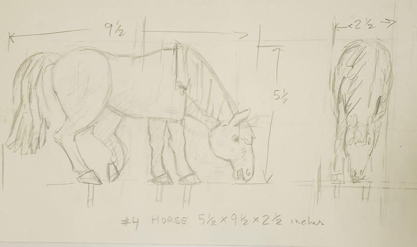 how to draw a horse kicking