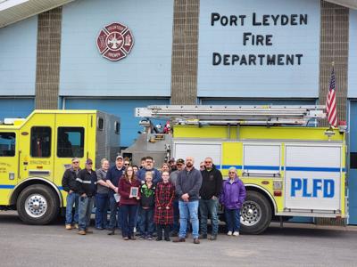 Port Leyden woman honored by fire department for lifesaving actions ...