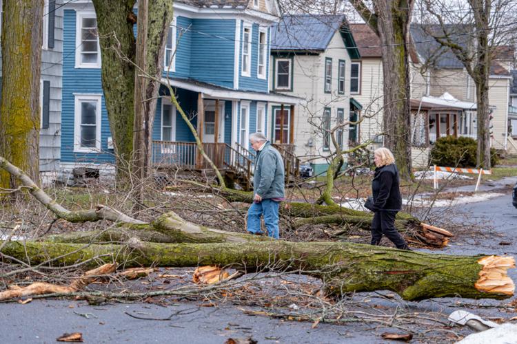 Power out for thousands in north country as wind storm wreaks havoc ...