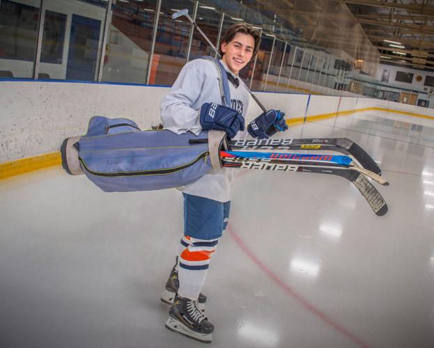 High school hockey: From the green to the ice, Berkman a star for ...