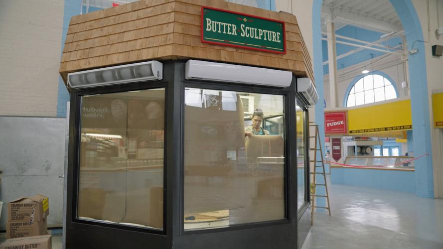 56th annual butter sculpture at the New York State Fairgrounds is ...