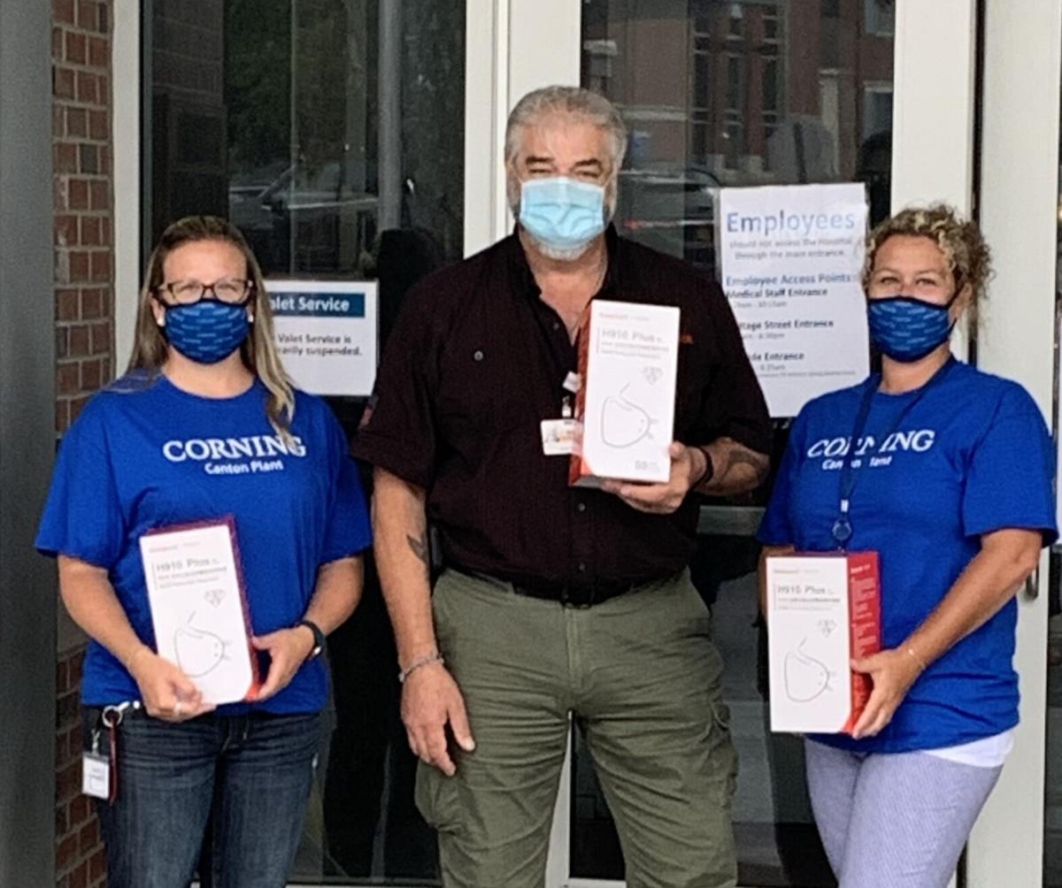 PHOTO: Corning Incorporated Canton Plant makes donation to Canton ...