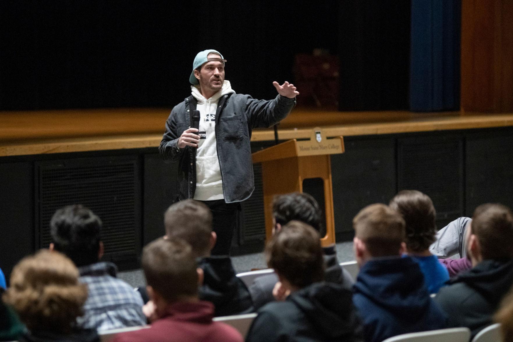Nationally acclaimed speaker and former BMX pro athlete Tony Hoffman to ...