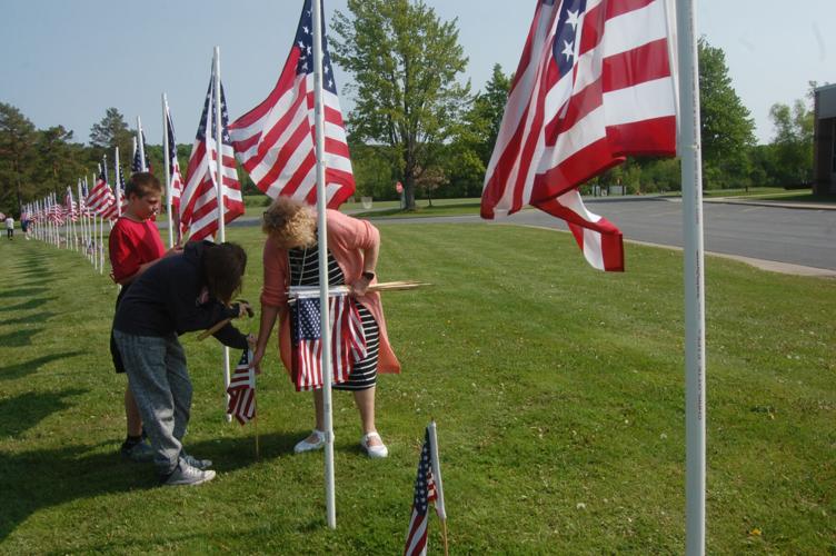 Carthage Teachers Association install Memorial Day flag display | Jefferson County News | nny360.com