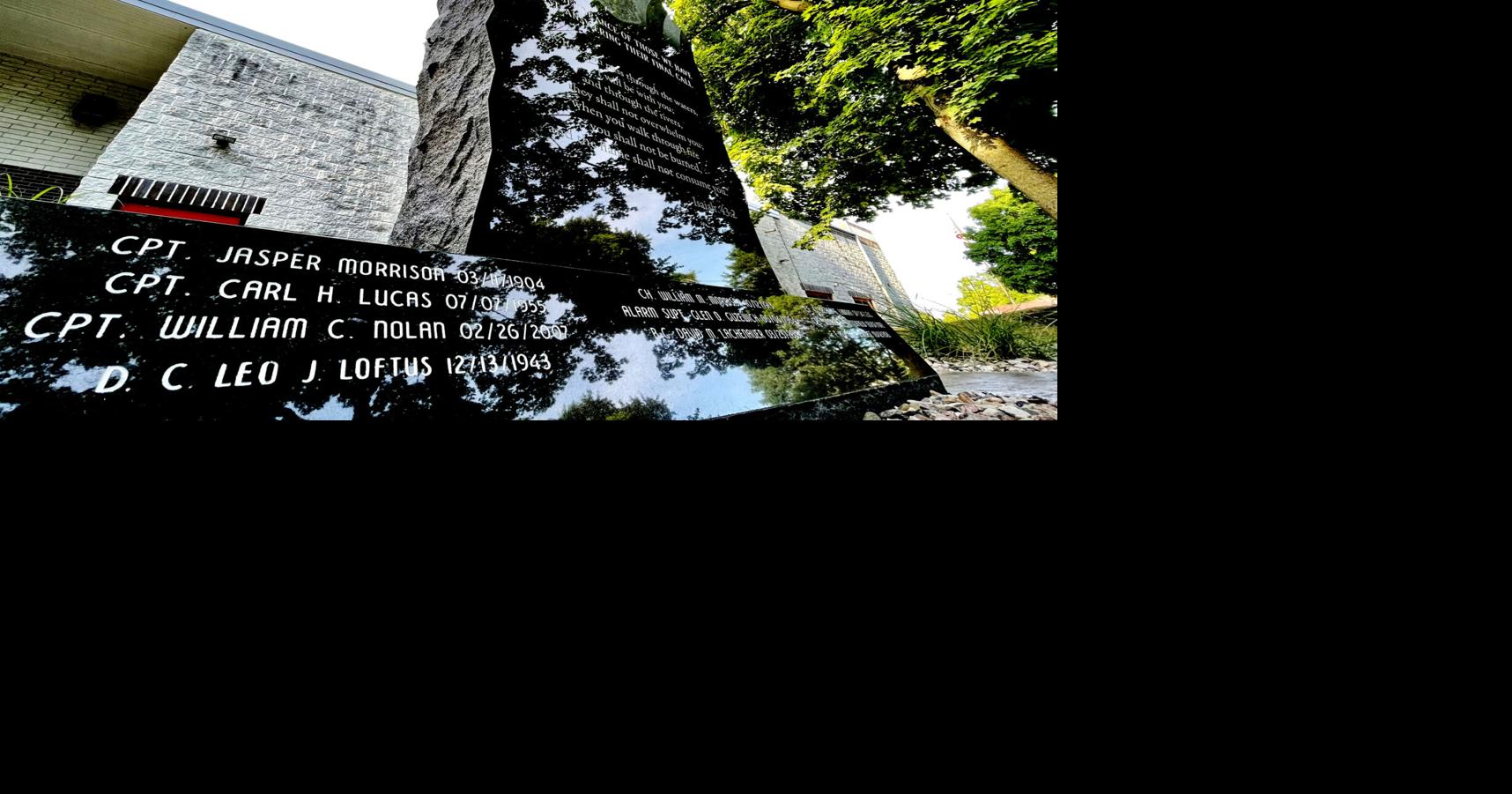 Former City Deputy Chief Leo Loftus memorialized in plaque at city fire ...