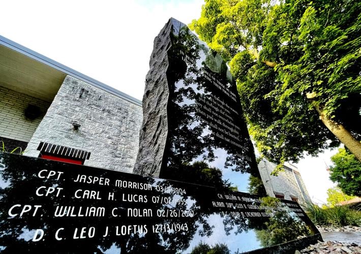 Former City Deputy Chief Leo Loftus memorialized in plaque at city fire ...