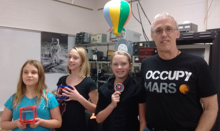 Central Square Middle School girls send experiments soaring | News ...