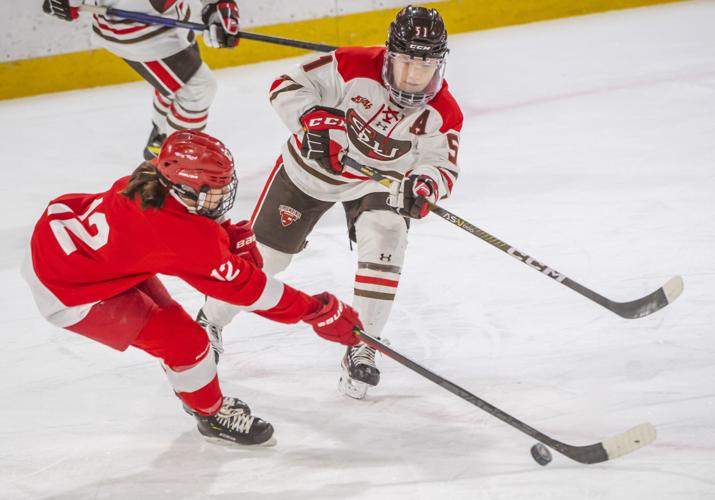 College women’s hockey: Saints upset Big Red in OT at Appleton Arena ...