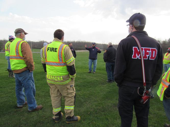 Massena firefighters take part in search and rescue training in wooded ...