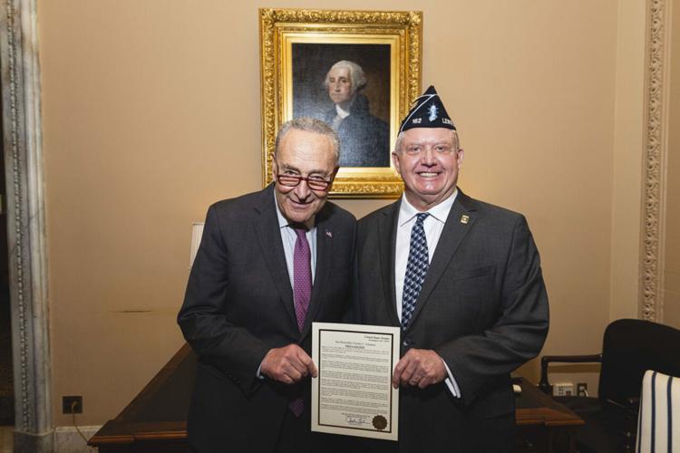 Lowville’s Hinkleman feted by Sen. Schumer for service | Community ...