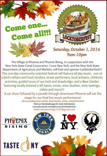 Celebrate Phoenix, fall and the canal at Locktoberfest | News | nny360.com
