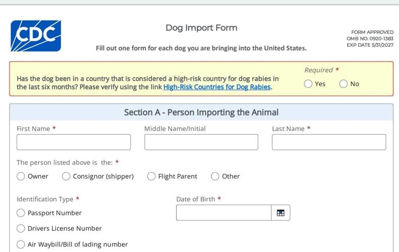 CDC walks back some new dog rules at borders | Travel | nny360.com CDC walks back some new dog rules at borders | Travel | nny360.com