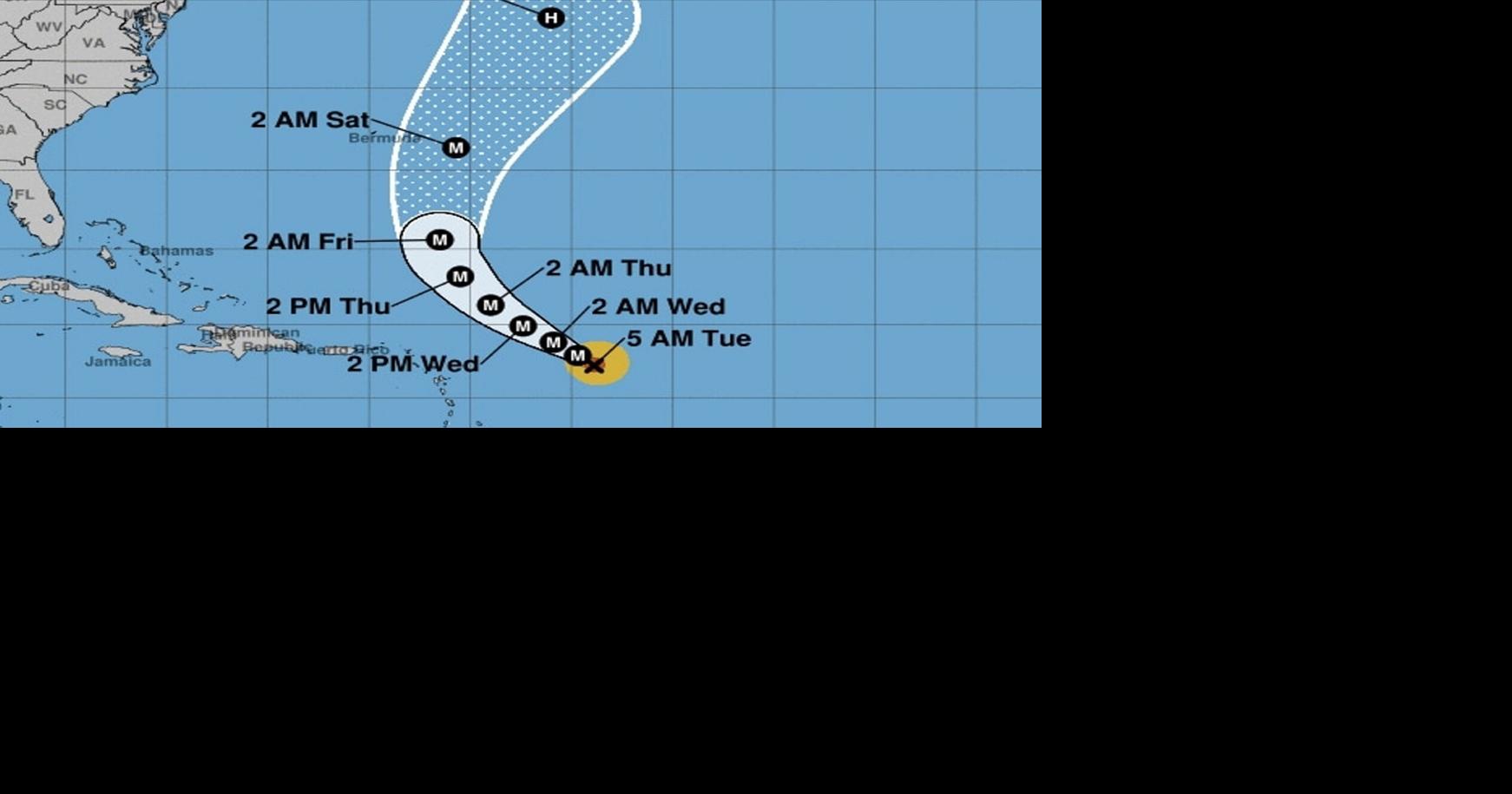 Hurricane Sam back at Category 4 strength; Peter forecast to come back ...