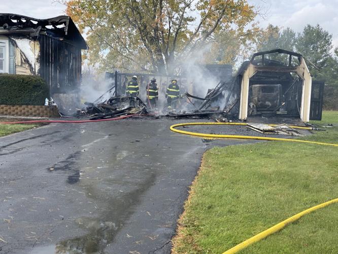 Garage destroyed, home damaged by fire Friday in Pamelia | Jefferson ...