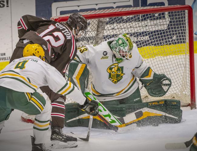 College hockey: Clarkson men’s hockey edged by Brown in overtime for ...