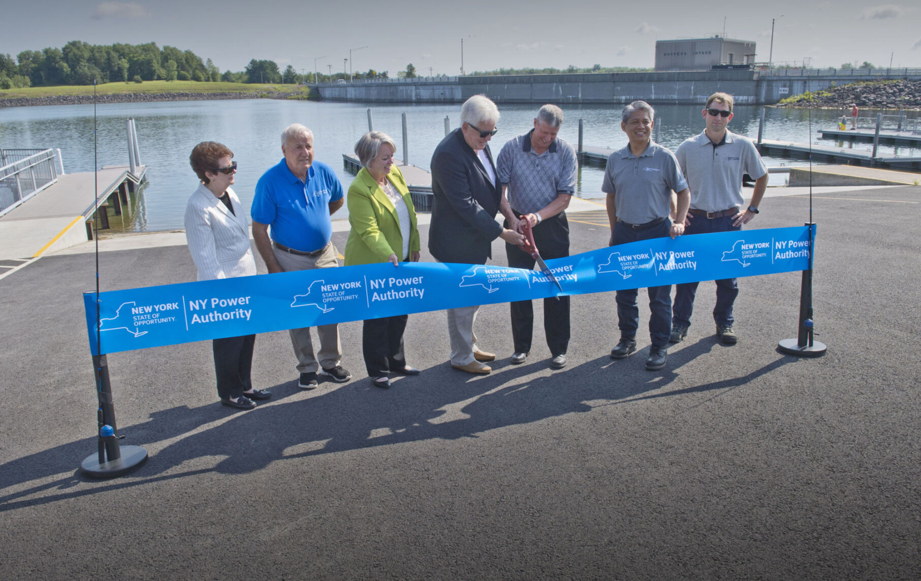 NYPA officials hold ribbon-cutting ceremony for Massena Intake ...