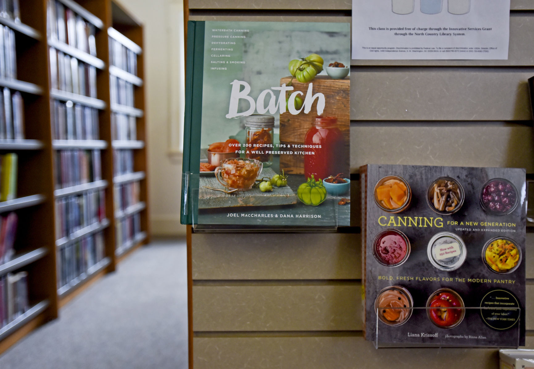 Library displays a can-do attitude Hay Memorial in Sackets lends a hand ...
