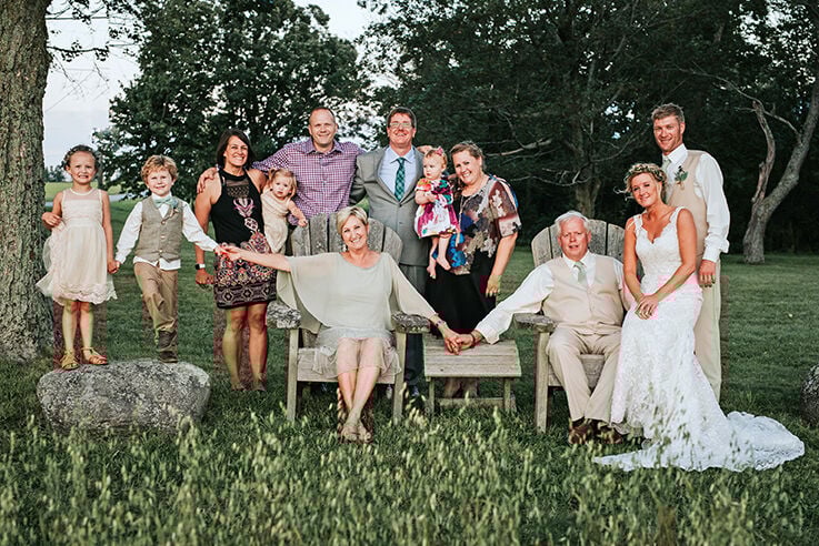 Homestead Wed in a Field of Family: An organically grown love story ...