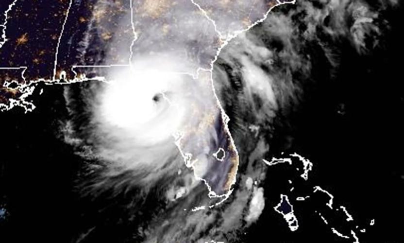 Hurricane Helene eye wall struck shore as major Category 4 storm with ...