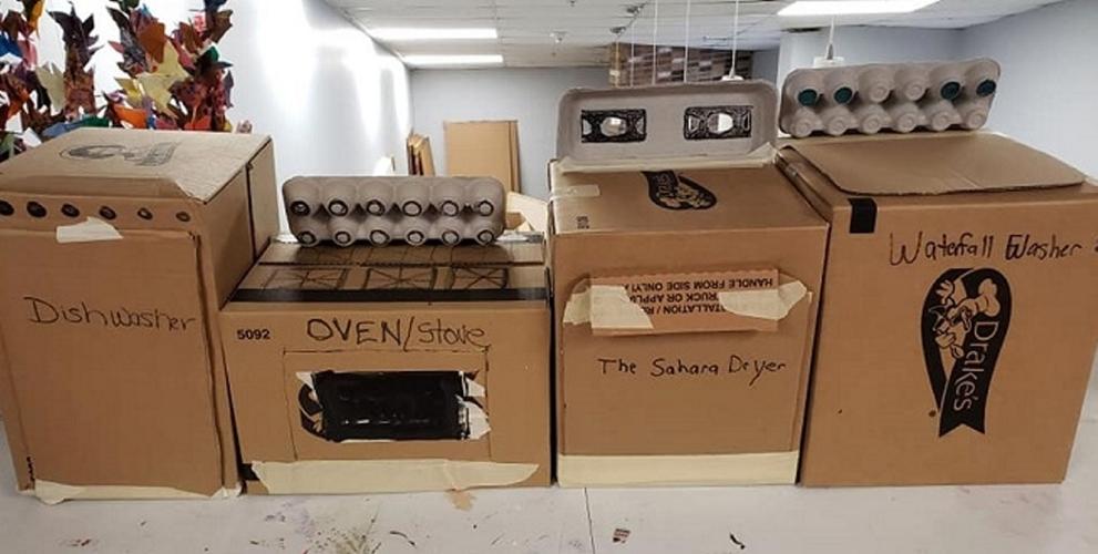 Cardboard challenge helps children use their imaginations | Education ...