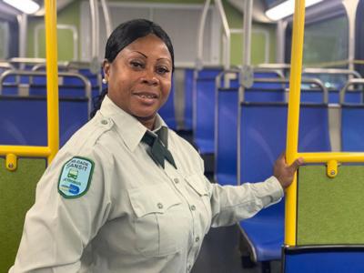 Superhero bus driver helps save a life for the third time in her career ...