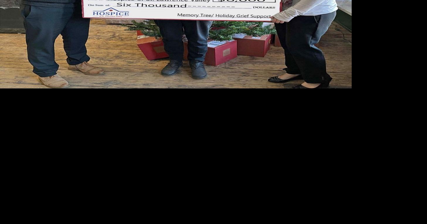 Witherbee & Whalen donate to Hospice | St. Lawrence County News ...