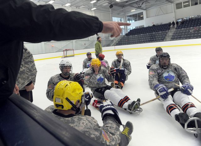 Sled hockey benefits wounded warriors | News | nny360.com