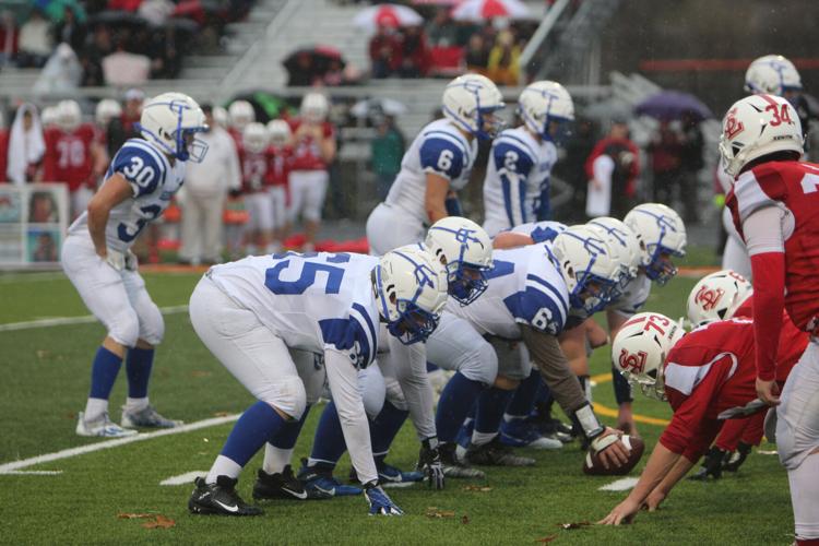 High school football: Big defensive plays spark OFA past Saranac Lake ...