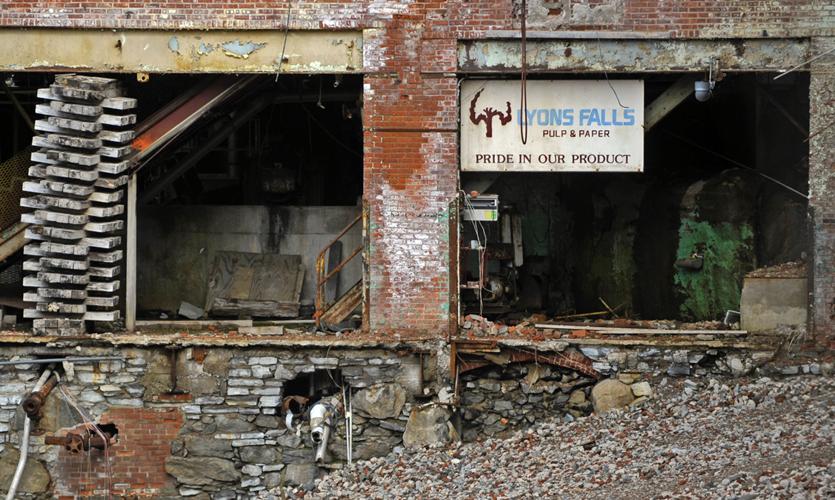 Old paper mill demolition progresses | News | nny360.com