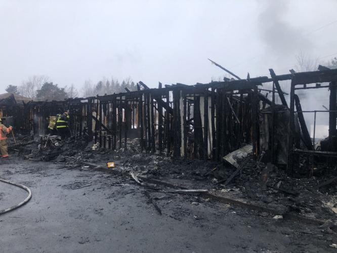 Occupants in six rooms displaced after fire destroys section of motel ...