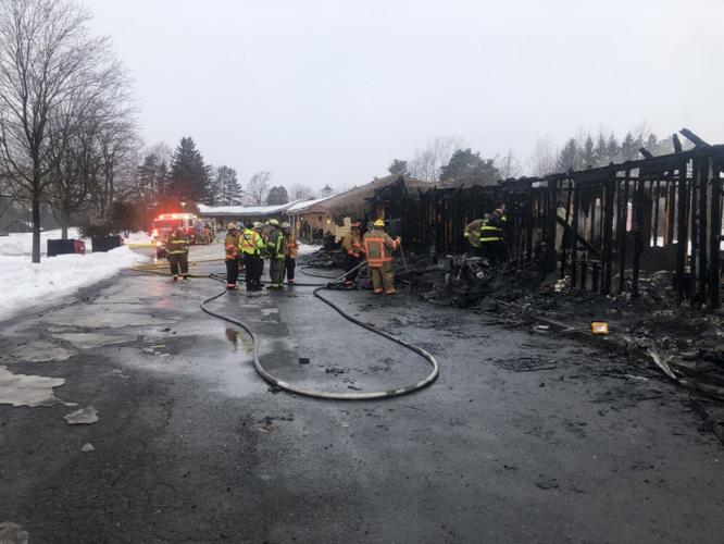 Occupants in six rooms displaced after fire destroys section of motel ...