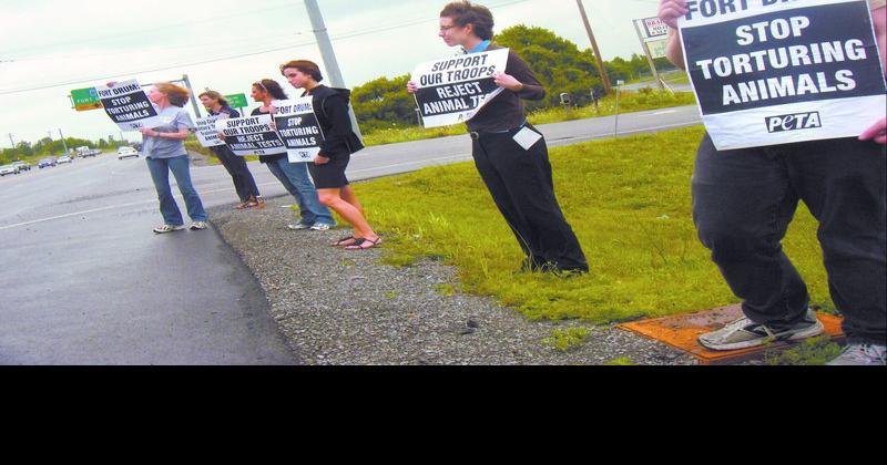 PETA protests use of animals at Drum | News | nny360.com