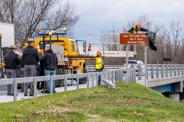 Reconstructed bridge in Philadelphia rededicated to Trooper Joel Davis ...