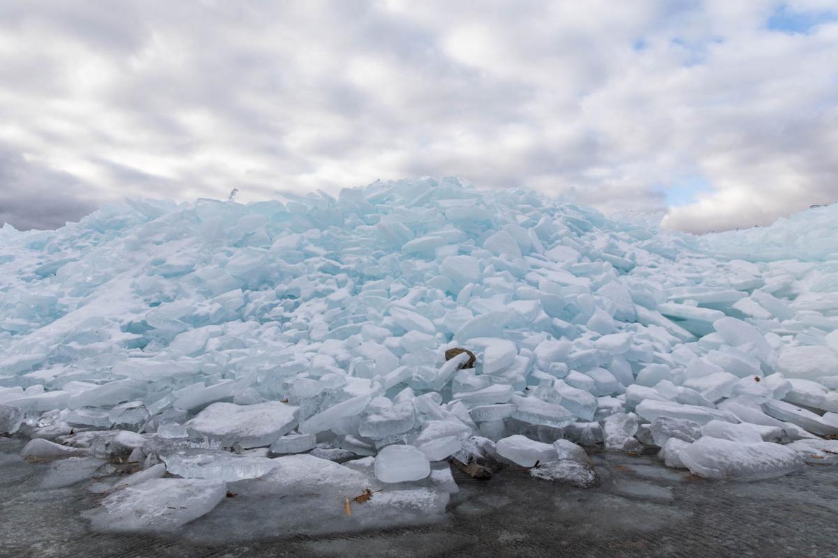 PHOTOS: Wind, waves create ice mound | Top Stories | nny360.com