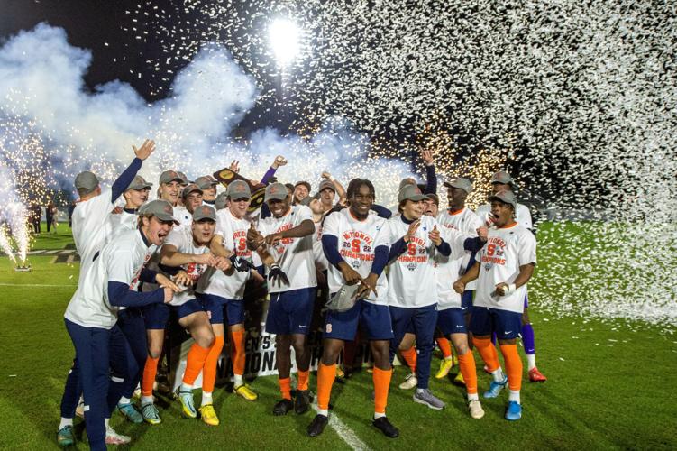 College men’s soccer: Syracuse celebrates first national title after ...