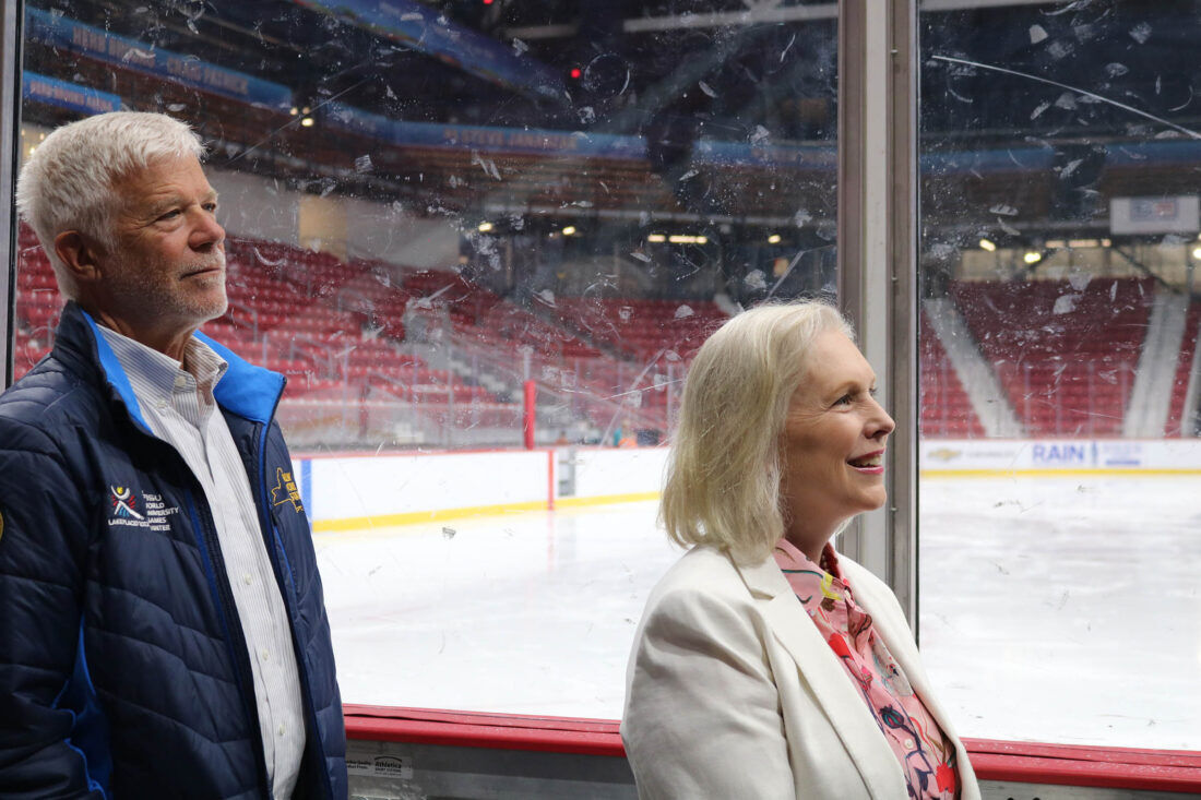 Gillibrand tours Lake Placid’s Olympic Center | St. Lawrence County ...