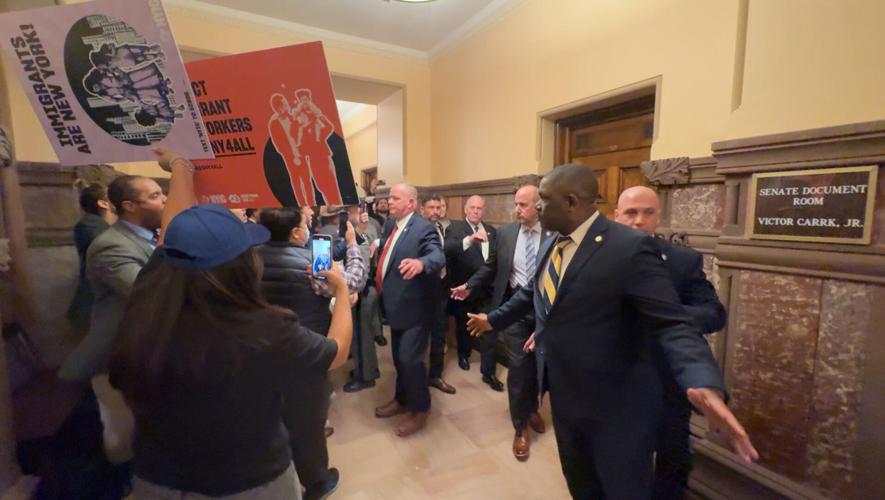 Homan brings Trump-style fireworks to Albany, demands N.Y. change ...