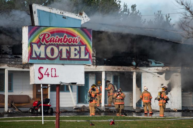 Rainbow Motel in Pamelia destroyed by fire Monday; unclear what caused ...