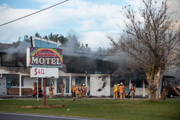 Rainbow Motel in Pamelia destroyed by fire Monday; unclear what caused ...