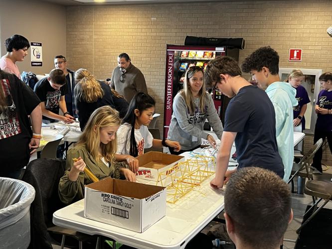 More than 100 local students build spaghetti bridges at JCC ...