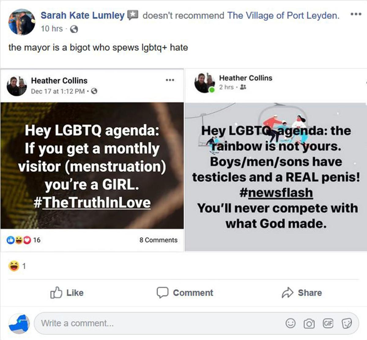 LGBTQ Facebook posts by village mayor stir controversy | Top Stories ...