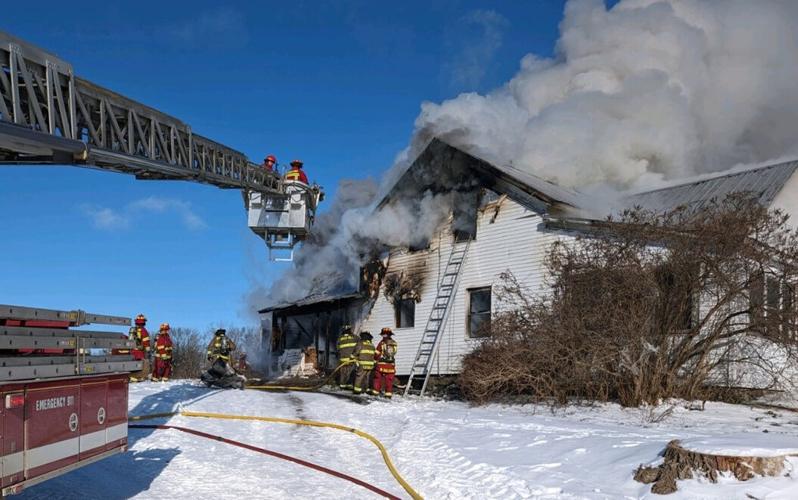 Fire crews battle two blazes on County Route 6 in St. Lawrence County ...